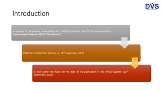 E assessment scheme, 2019 | PPT