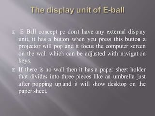 E-ball Technology ppt | PPT