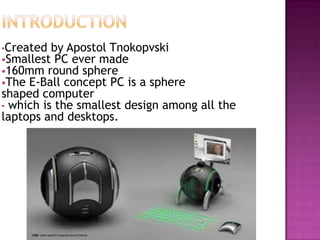 E ball technology ppt | PPT