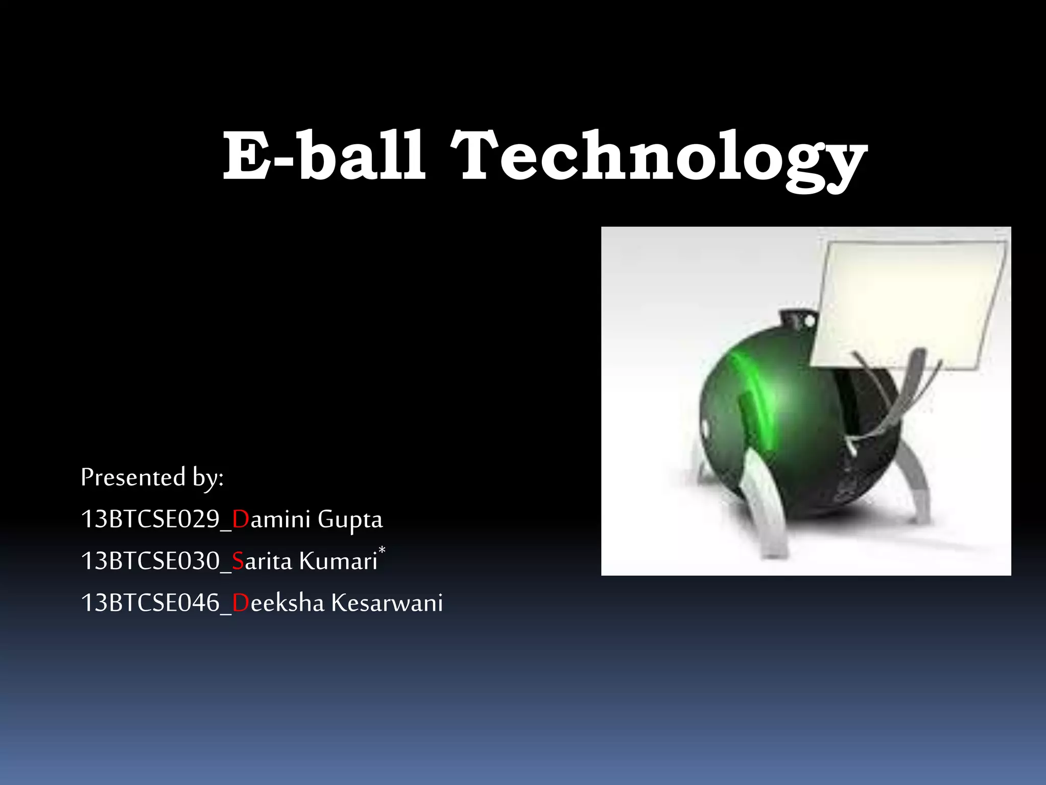 E ball technology | PPT