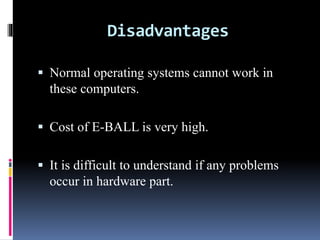 E ball technology | PPTX