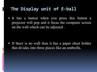 E ball technology | PPT