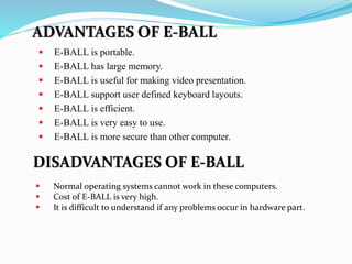 E ball technology | PPTX