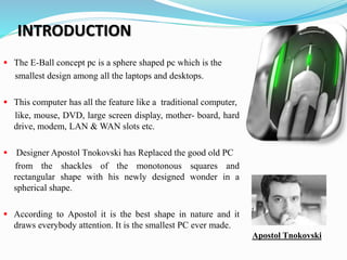 E ball technology | PPTX