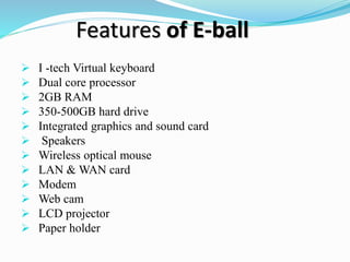 E ball technology | PPTX