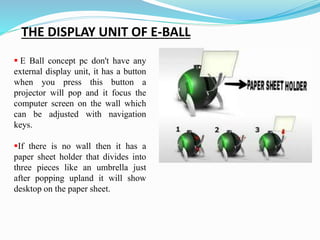 E ball technology | PPTX