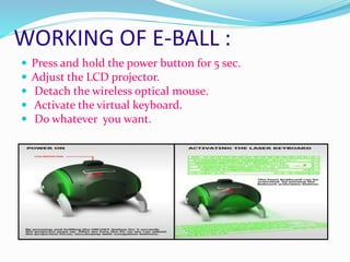 E ball technology | PPTX
