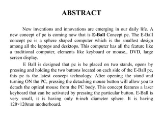 E ball technology | PPT