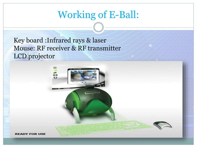 E ball technology ppt by arun | PPT