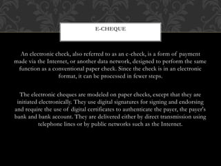 E banking Services | PPSX