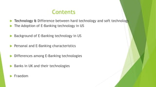 E banking-techonology and prospect in bBangladesh | PPT
