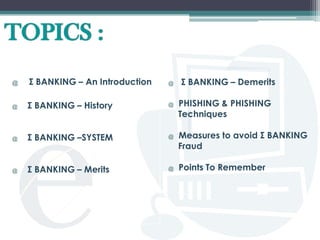 E-banking | PPTX