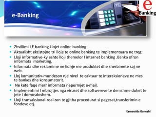 E-banking | PPTX