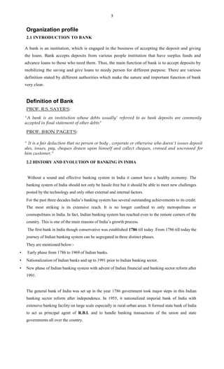 E banking project | DOCX | Consumer Banking | Personal Finance