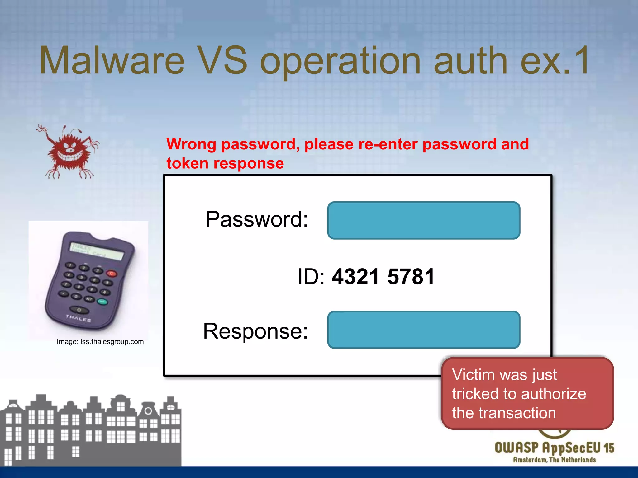 Appsec Eu 2015 E Banking Transaction Authorization Possible Vulnerabilities Security