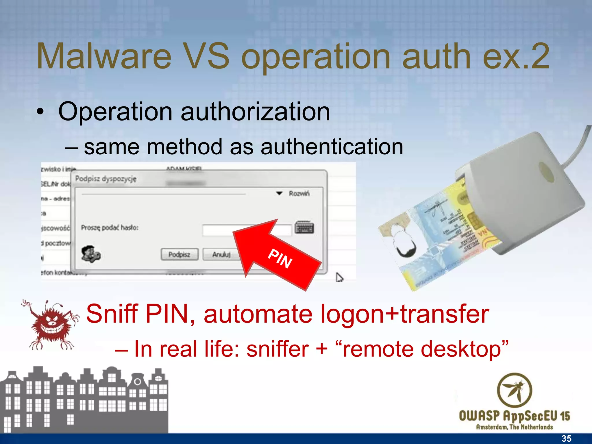 Appsec Eu 2015 E Banking Transaction Authorization Possible Vulnerabilities Security