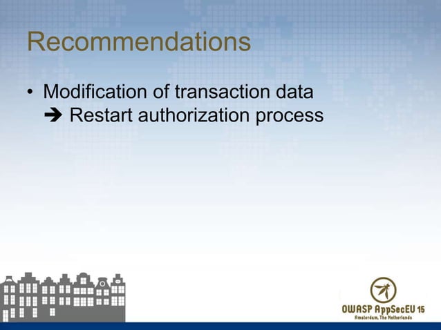 Appsec Eu 2015 E Banking Transaction Authorization Possible Vulnerabilities Security