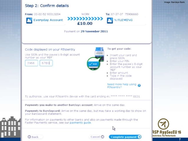 Appsec Eu 2015 E Banking Transaction Authorization Possible Vulnerabilities Security