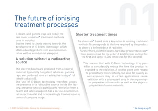 E beam fast and reliable, chemical-free sterilization of your aseptic ...