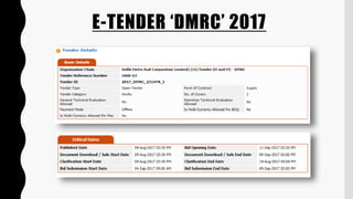 E bidding and e-tendering | PPTX