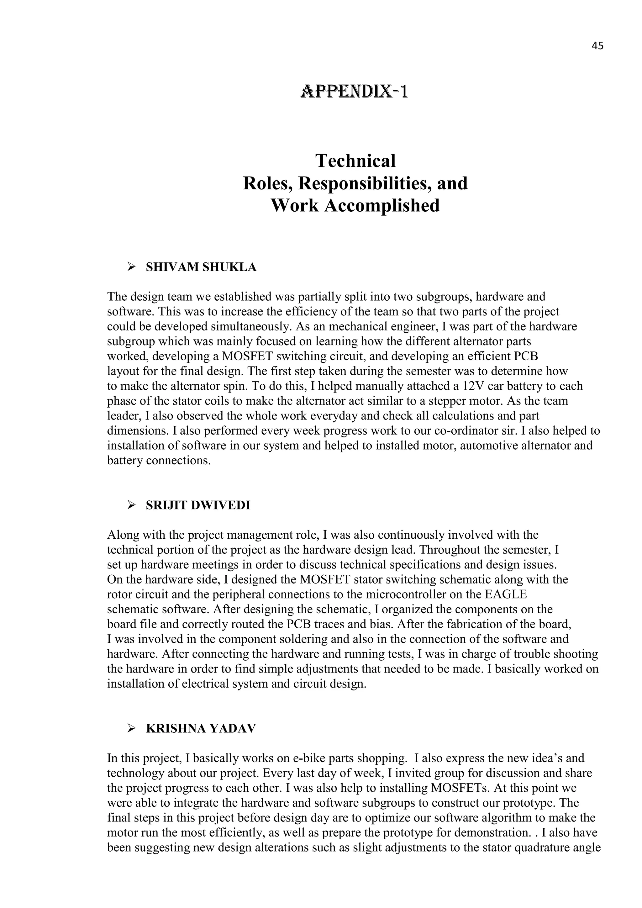 E bike project report new full shivam | PDF