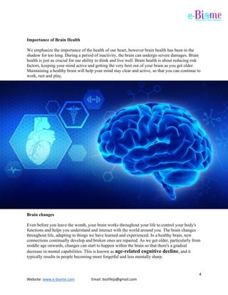 Keeping Your Brain Active- e-Biome Activity Book | PDF