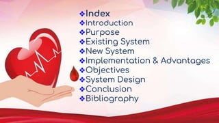 E blood bank ionic4 ppt | PPTX