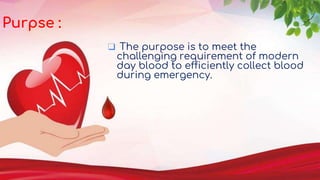 E blood bank ionic4 ppt | PPTX