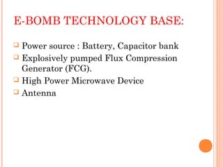 E bomb | PPT