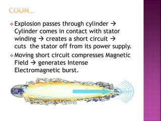 Electromagnetic bomb ppt. | PPTX