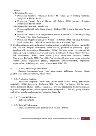 Indikator Kesehatan Masyarakat 2020-2024 | PDF