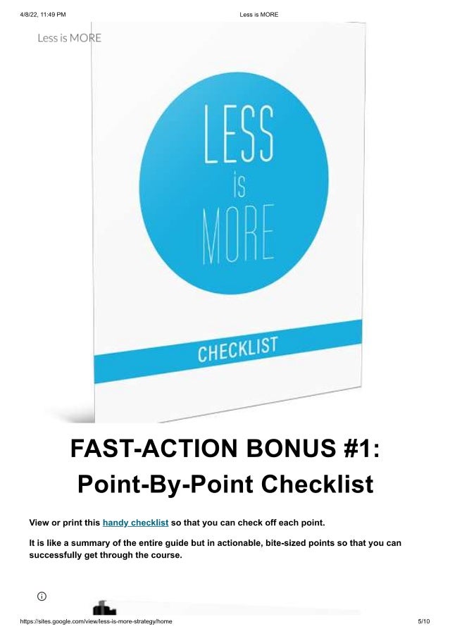 E-book Your Life With Less Stuff. | PDF