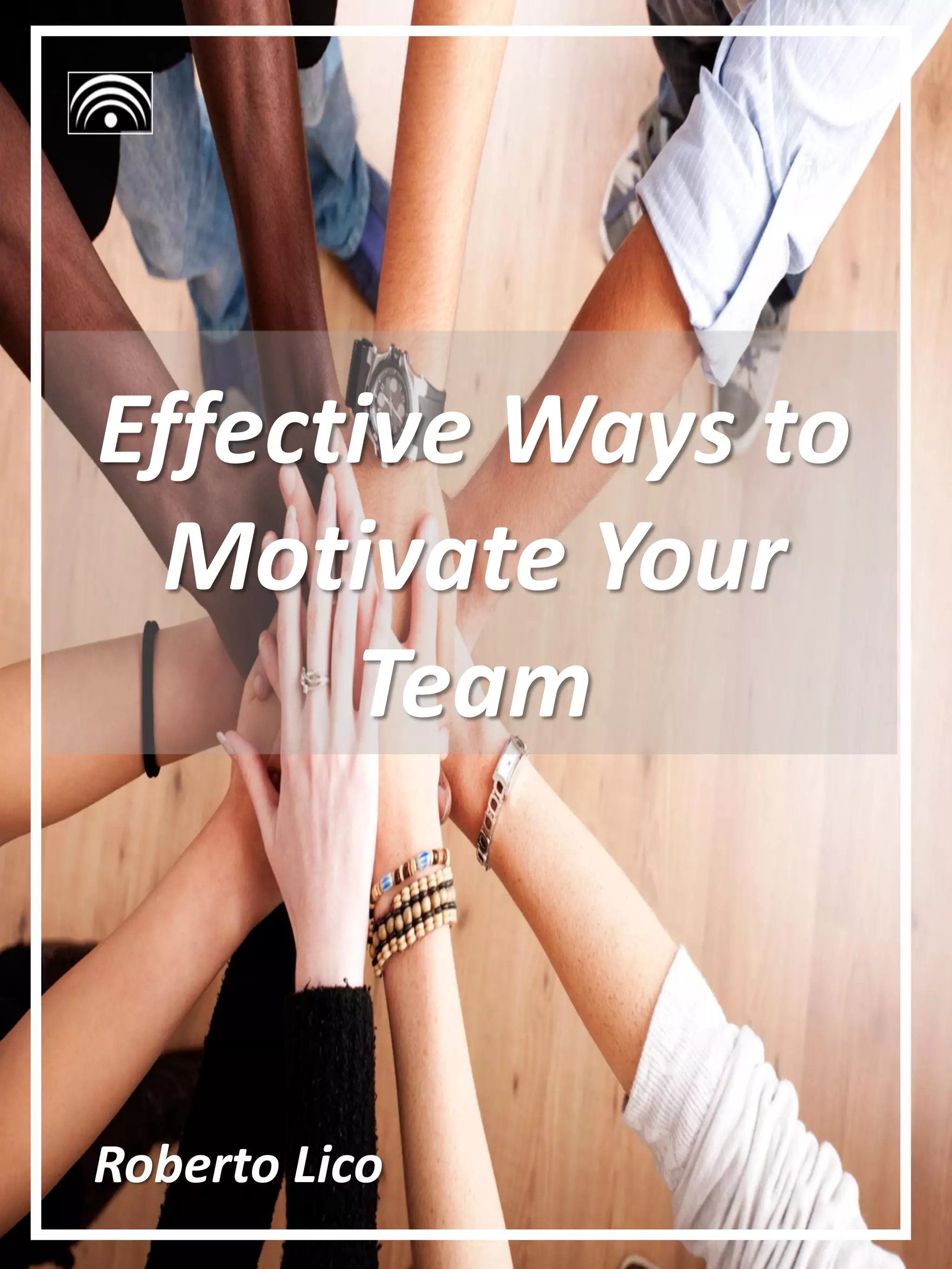 E book - effective ways to motivate your team | PDF