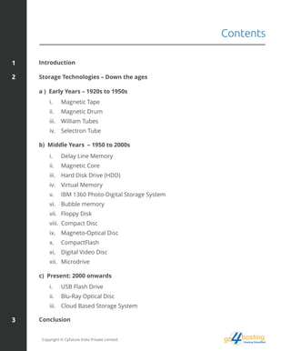 E book-the evolution of storage technologies | PDF