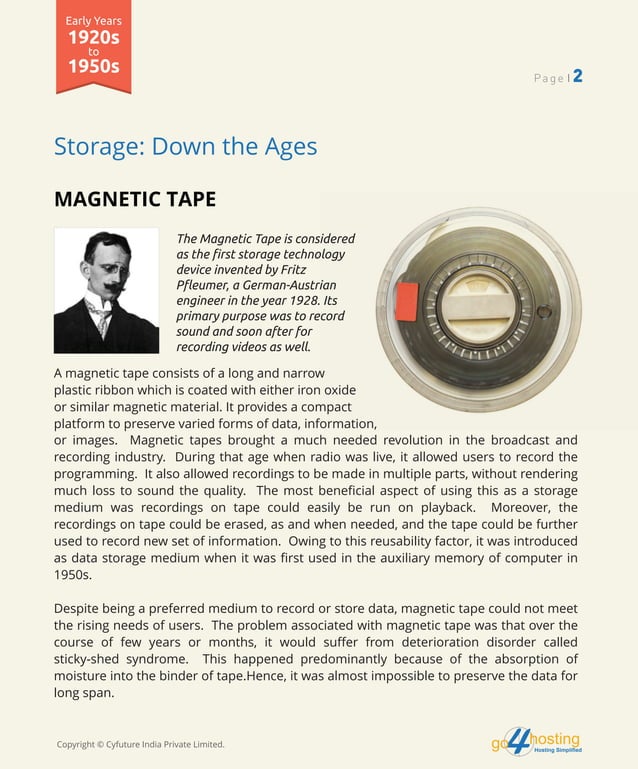 E book-the evolution of storage technologies | PDF