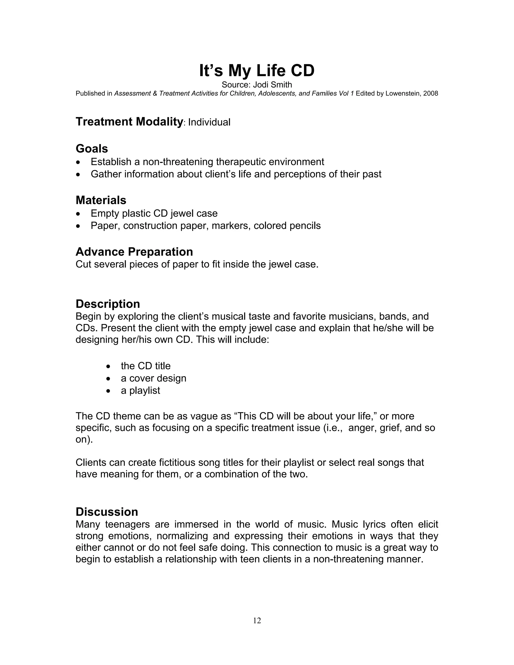 E booklet for ART THERAPY | PDF