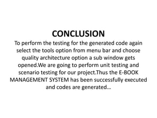 E book management system | PPTX