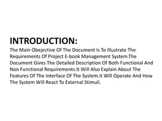 E book management system | PPTX