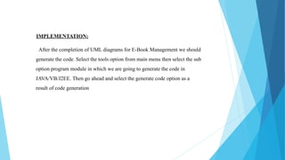 E-BOOK MANAGEMENT SYSTEM PowerPoint Presentation | PPTX