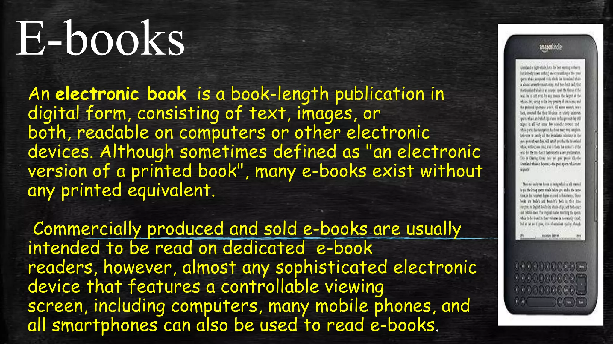 E book presentation | PPTX