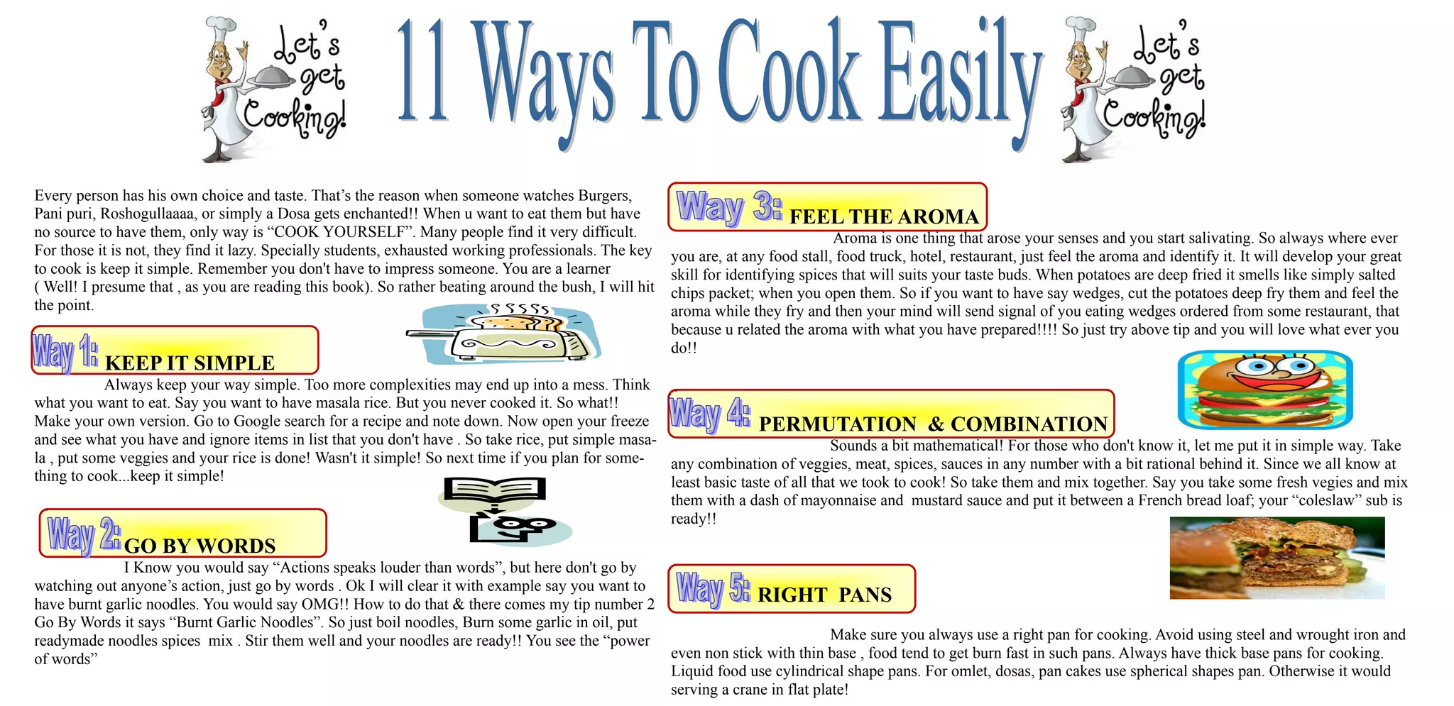 E book simple cooking! | PPT
