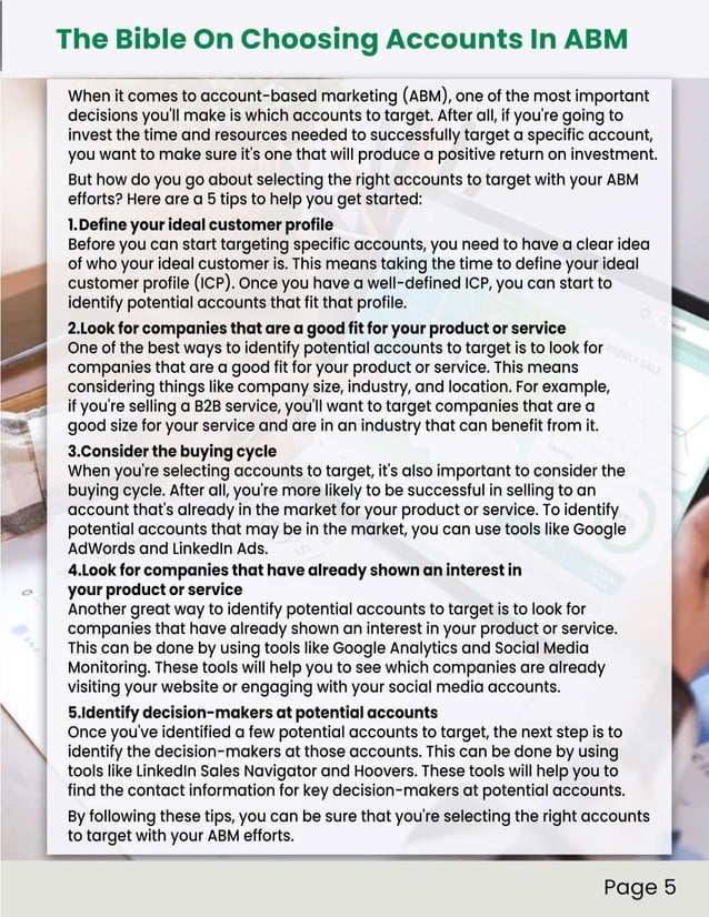 E-Book_The-Emerging-Marketers-Guide-to-ABM.pdf | Marketing and Advertising | Business