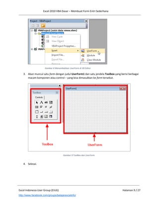 E book vba-excel dasar | PDF
