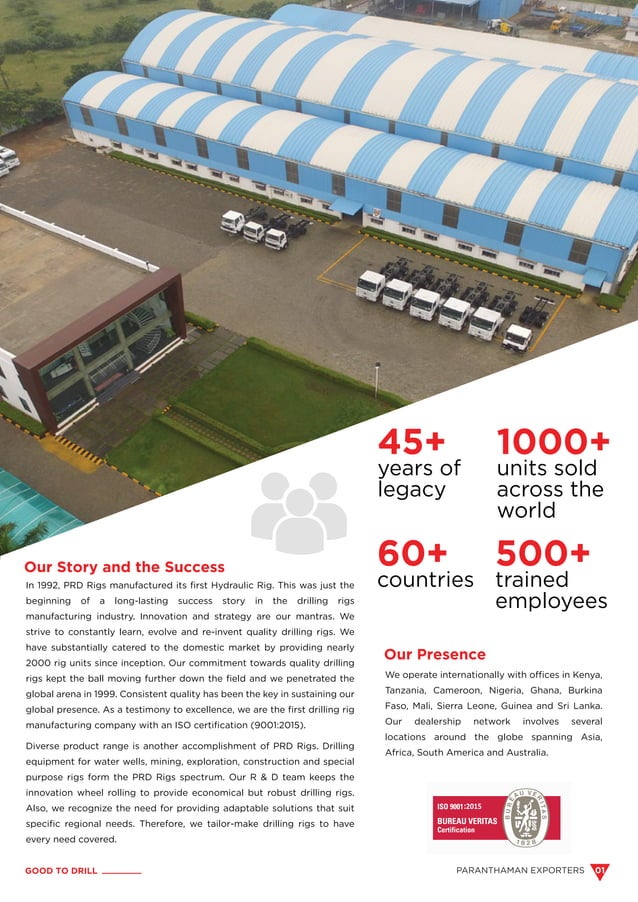 Drilling Rigs By Paranthaman Exporters | PDF