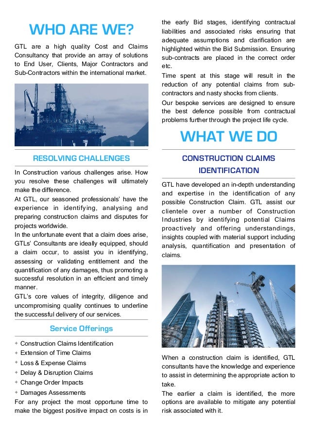 E brochure claims consultancy