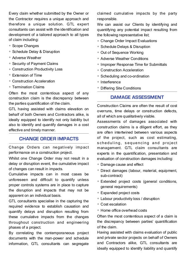 E brochure claims consultancy