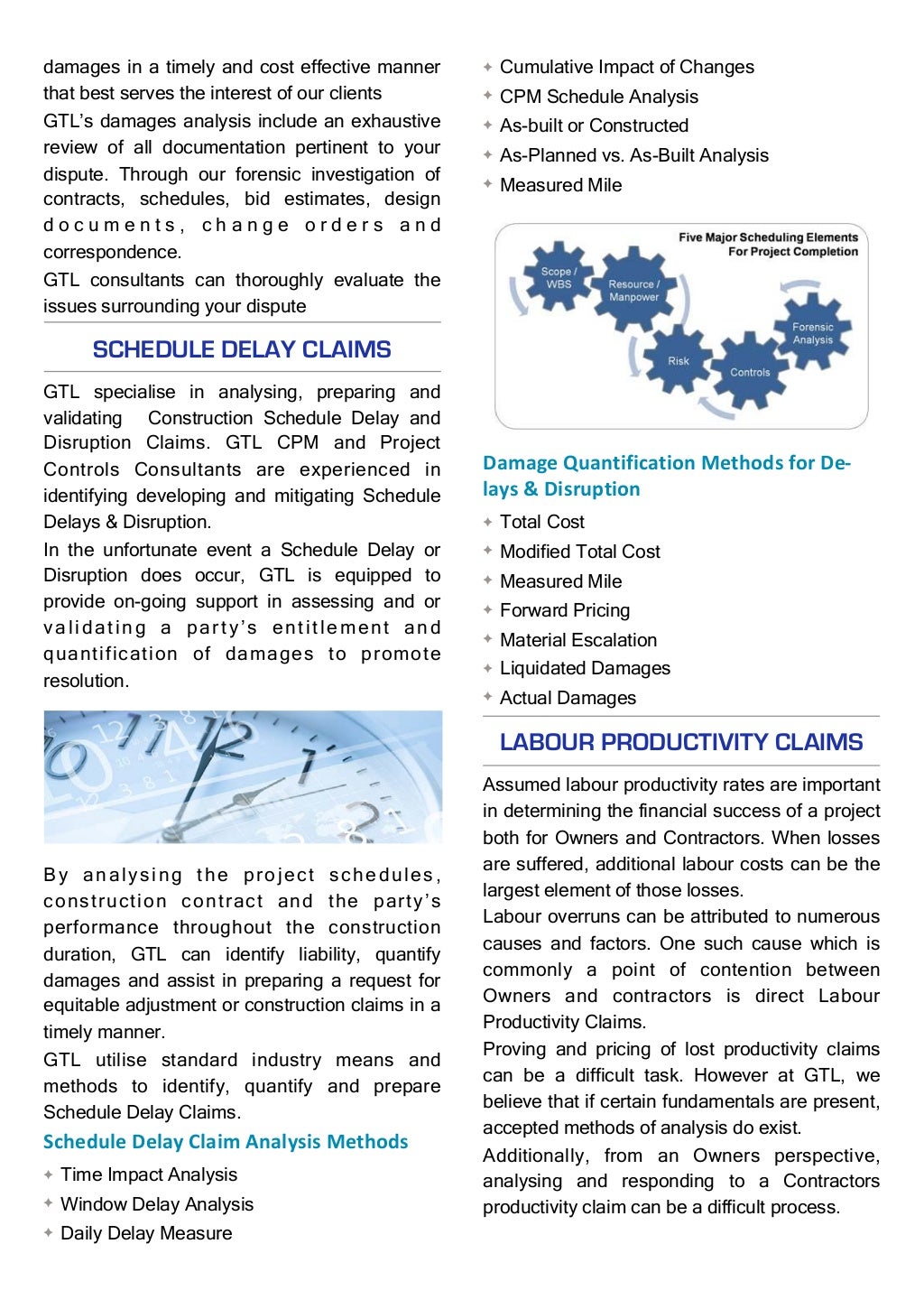 E brochure claims consultancy