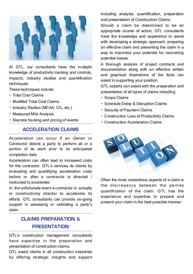 E brochure claims consultancy