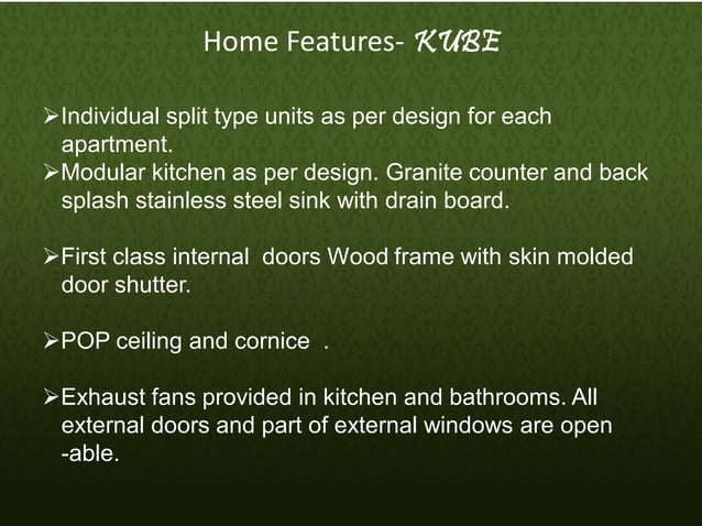 E brochure jaypee greens kube | PDF