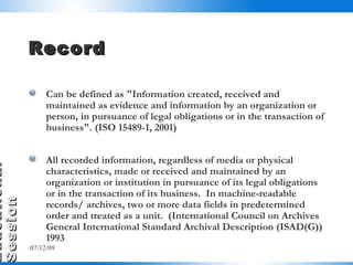 E. Bryan - Governance and Records Management | PPT